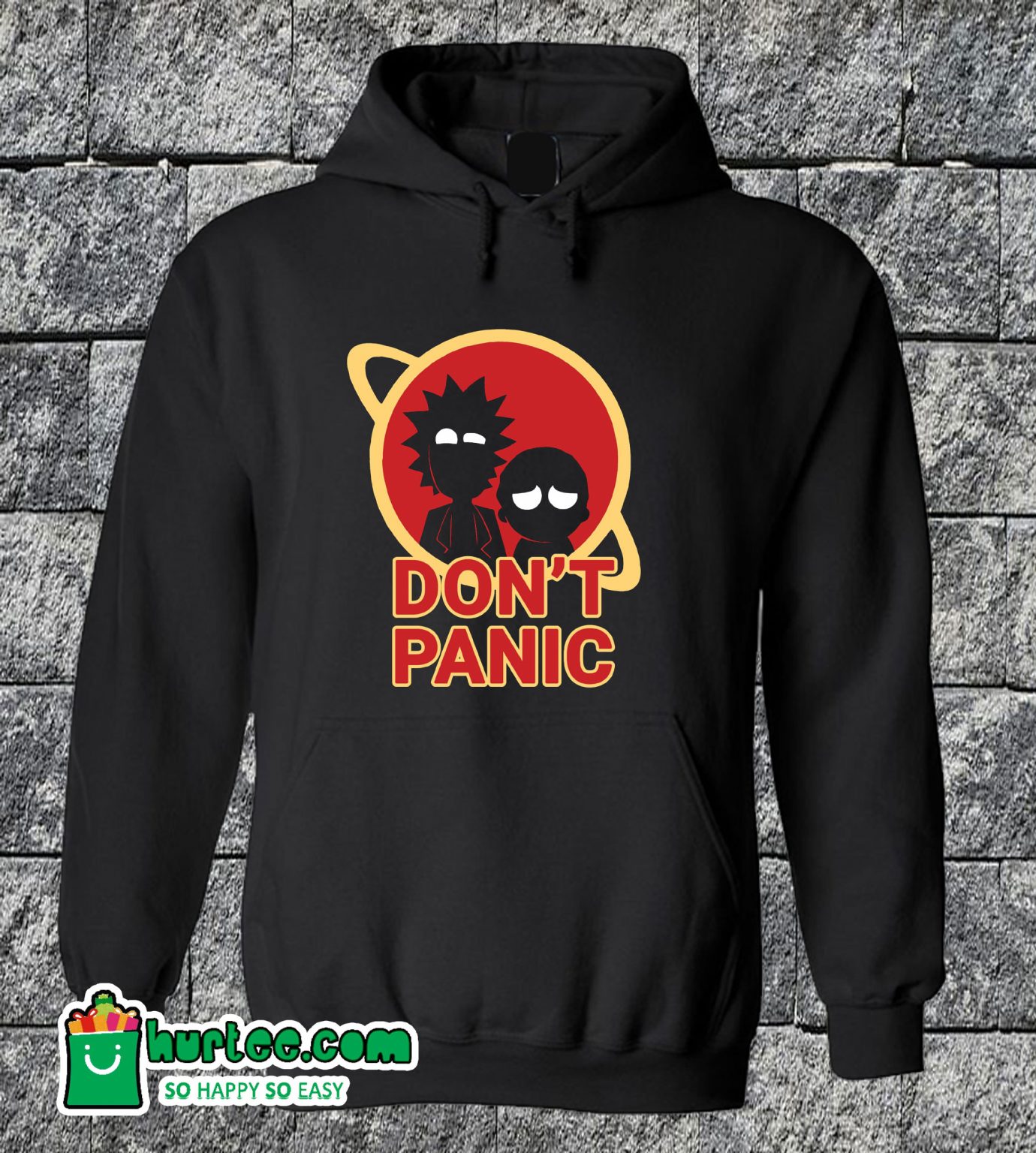 Rick And Morty Don’t Panic Hoodie – www.hurtee.com