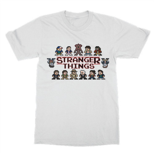 Stranger Things 8 bit T-shirt – www.hurtee.com